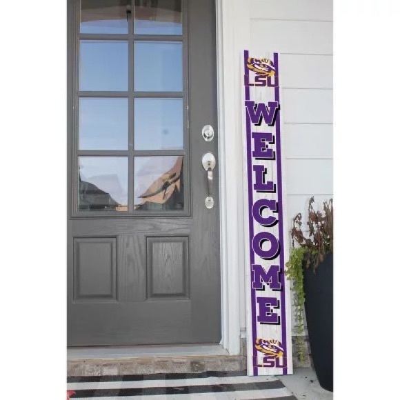 NCAA | Accents | Lsu Tigers Officially Licensed Ncaa Porch Greeter Sign ...